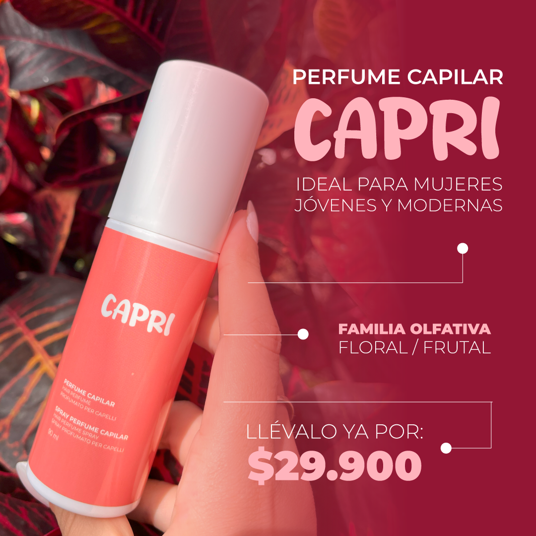 CAPRI - Perfume Capilar 90ml – Productos LZ